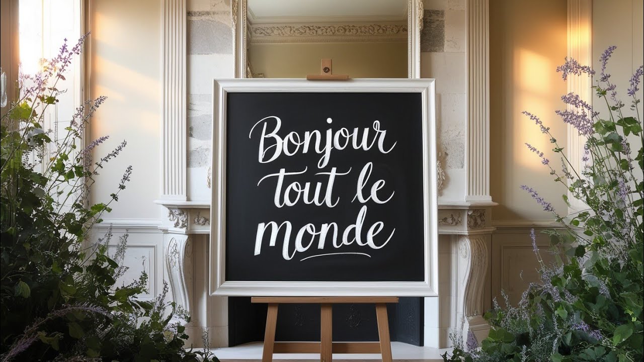 Bonjour tout le monde - YouTube