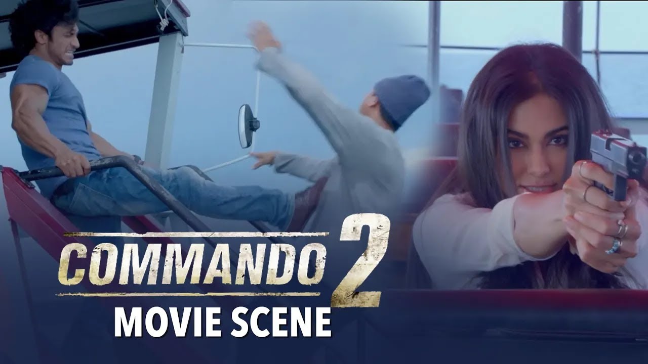 Vidyut Jammwal Ka Dhamakedar Action Scene | Commando 2 | Movie Scene ...