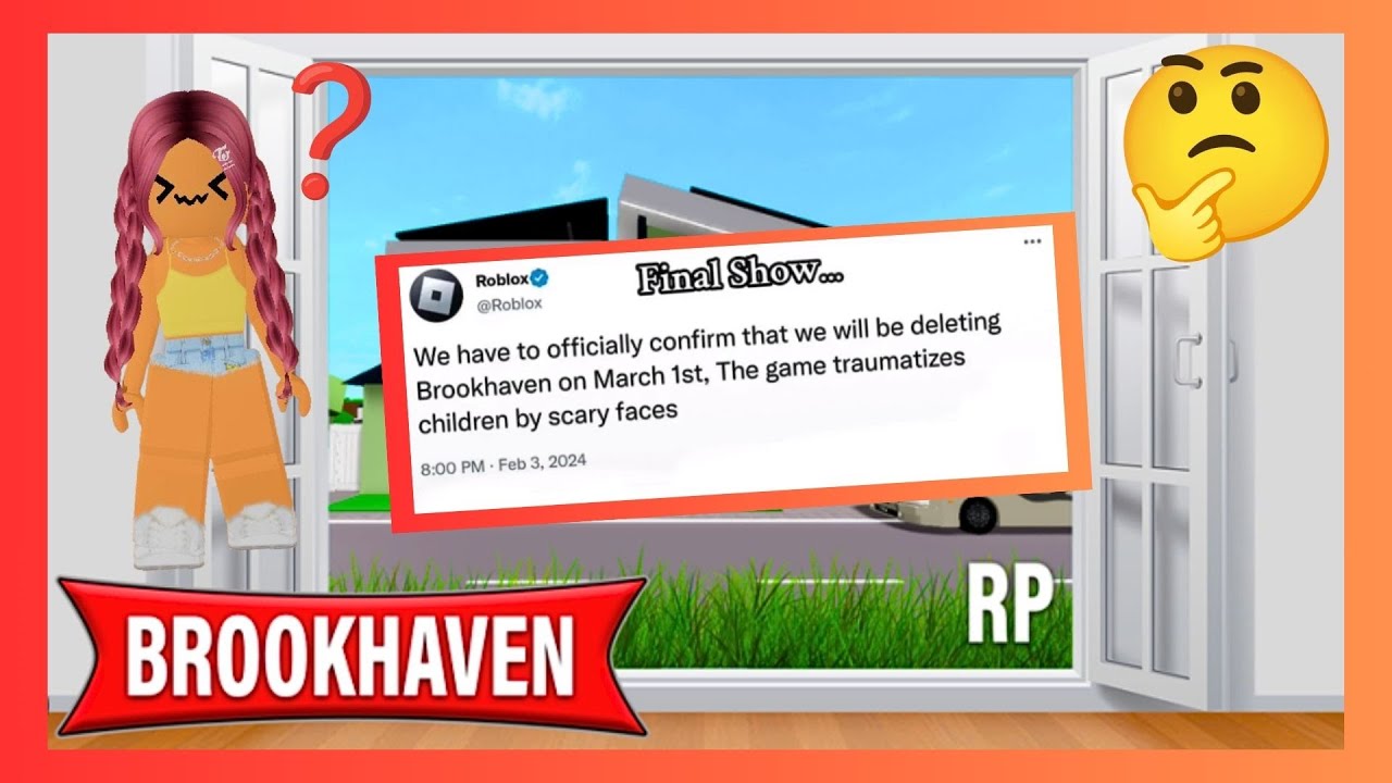 ROBLOX VA SUPPRIMER BROOKHAVEN ?? - YouTube