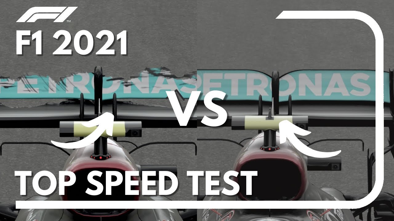 Does Rear Wing Damage Affect Top Speed On F1 2021? | F1 Game Experiment ...