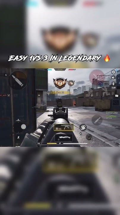 Easy 1vs 3 In Legendary 🔥 | MP Ranked Codmobile #codm #codmobile #shorts - YouTube