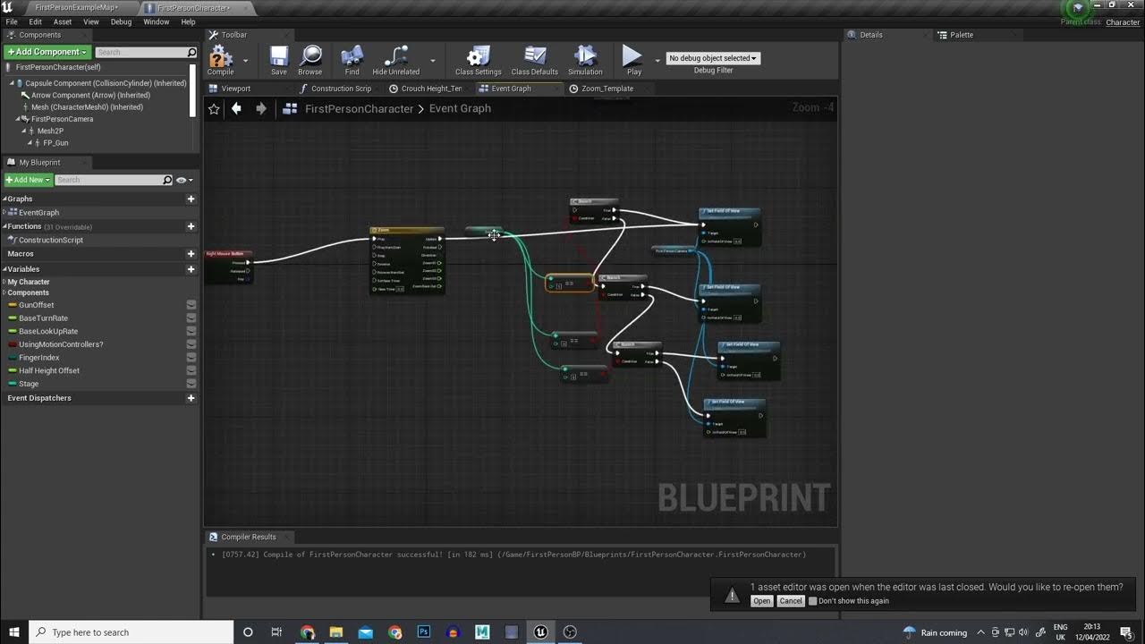 How to create variable zoom (staged zoom in) Unreal Engine UE4 & UE5 - YouTube