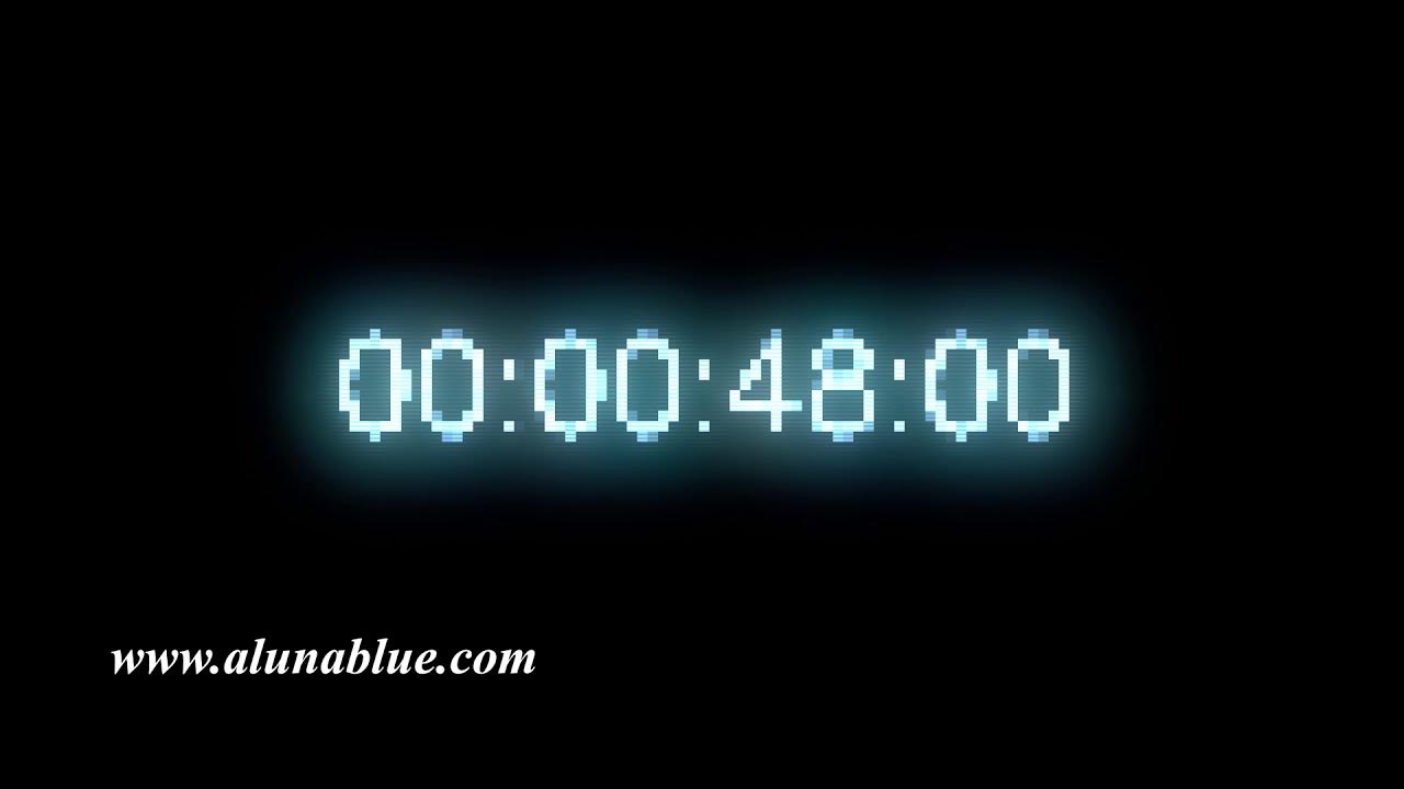 Timecode Countdown Stock Footage Time 1007 HD, 4K - YouTube