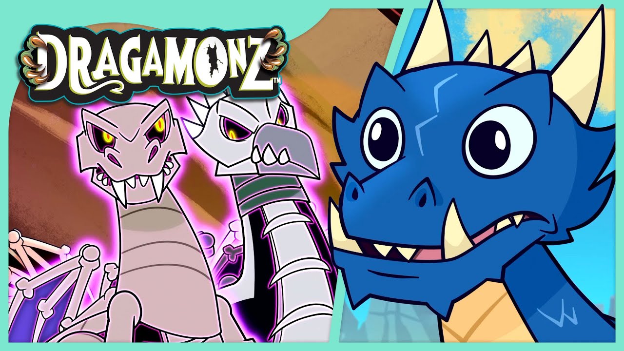 Battle with the Stonescales | Dragamonz Compilation | Action Cartoons ...