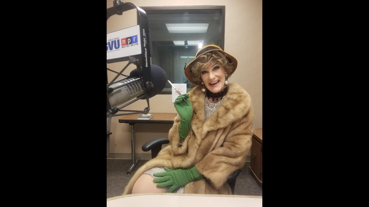 WGVU Morning Show Interviews Laurie Ayers Being Phyllis Diller - YouTube