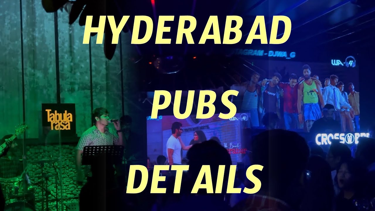 Hyderabad pubs details #hyderabadvlog - YouTube