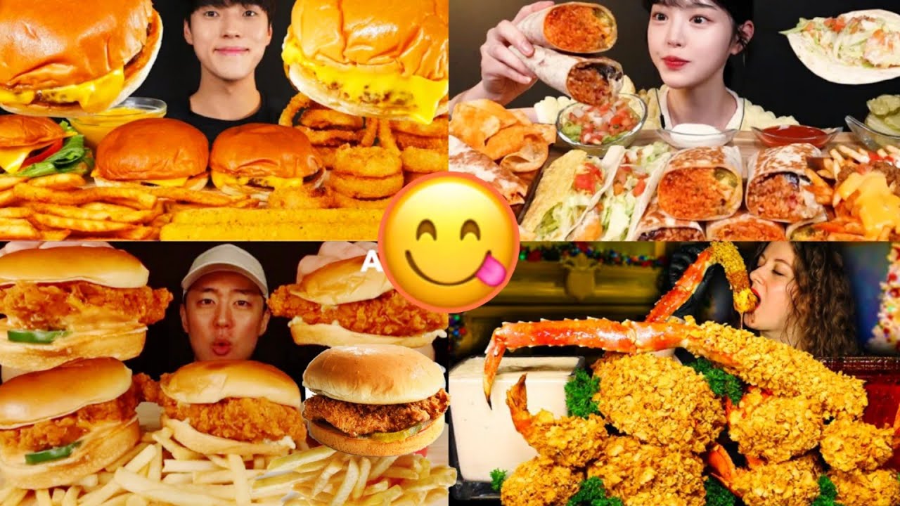 COMPILATION BIG BITES MUKBANG VARIOUS FOOD EATING SHOW - YouTube