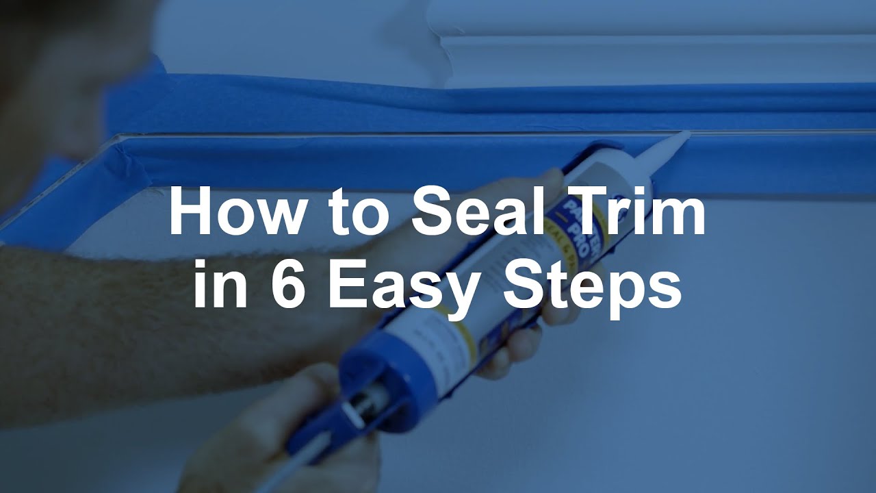 How to Caulk Trim in 6 Easy Steps - YouTube