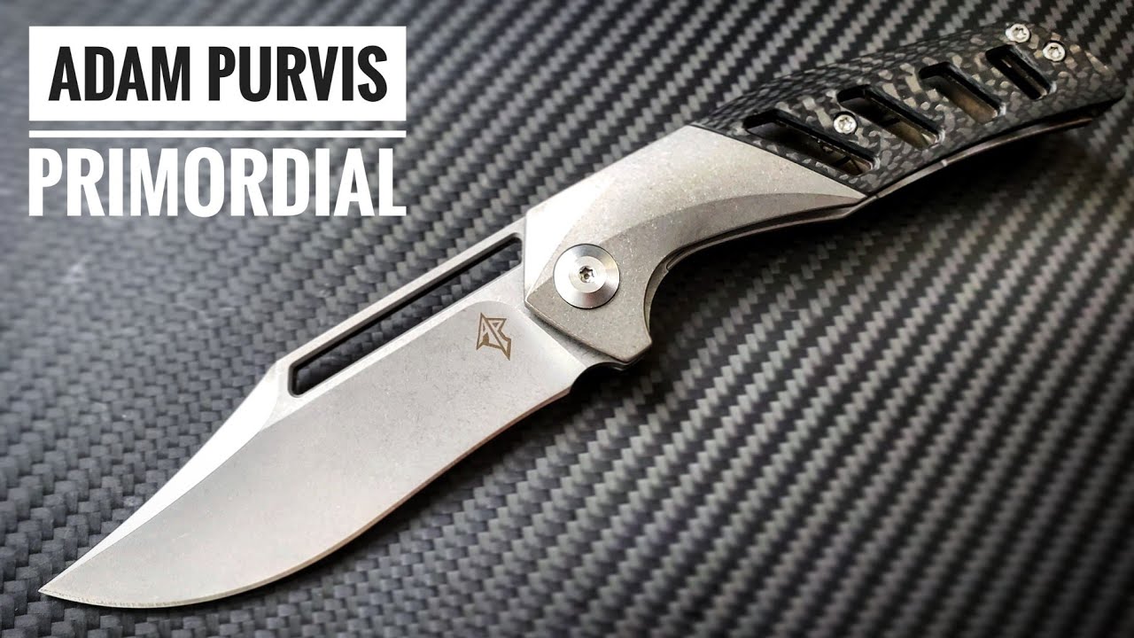 Adam Purvis Primordial -- Customizable EDC Folder! - YouTube