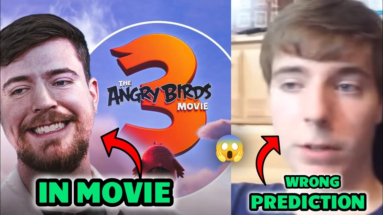 MR BEAST in angry birds 3 movie😱mr beast wrong prediction - YouTube
