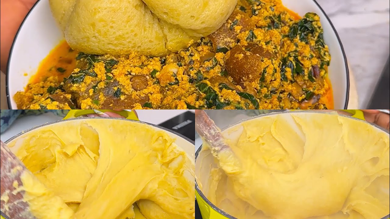 How To Make Oats And Plantain Fufu | Very Delicious Swallow Recipe ...