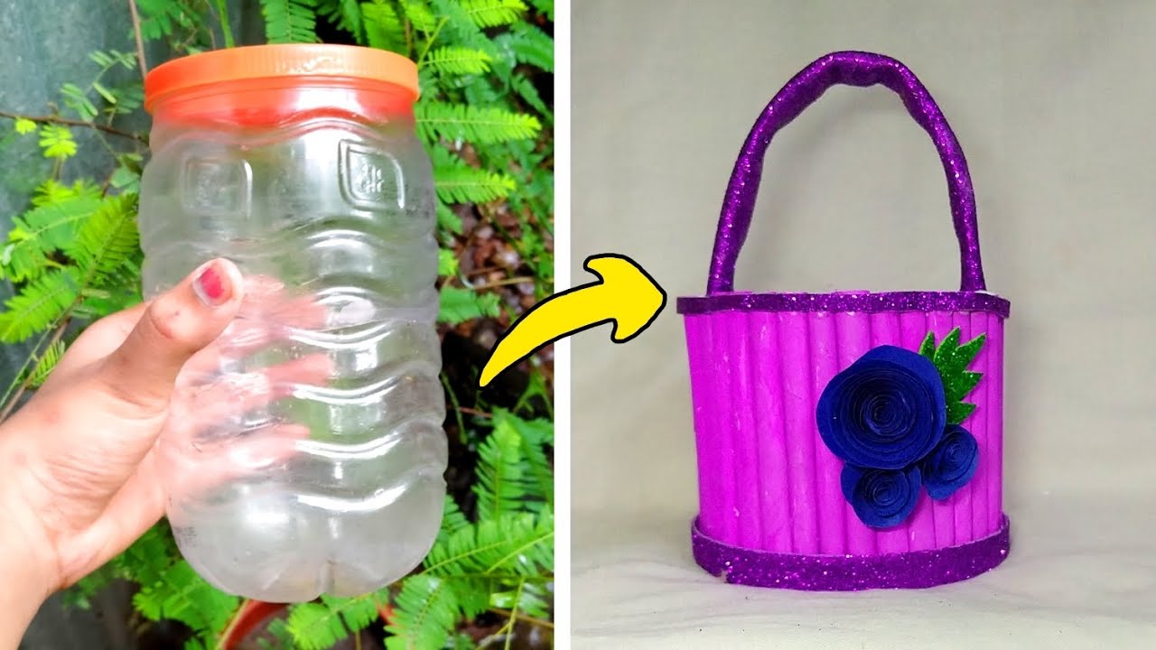 how to make basket with paper 🧺 || diy paper storage basket ...