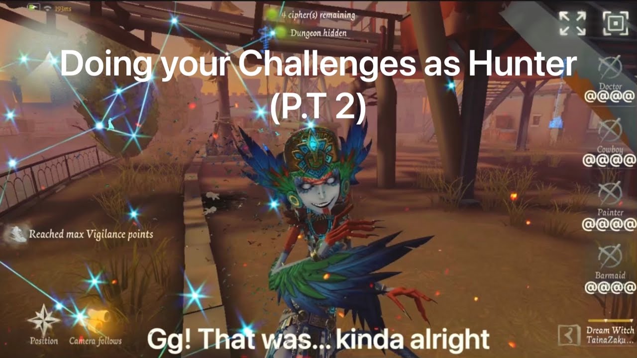 {Identity V} Doing your Challenges as Hunter (Pt 2) - YouTube