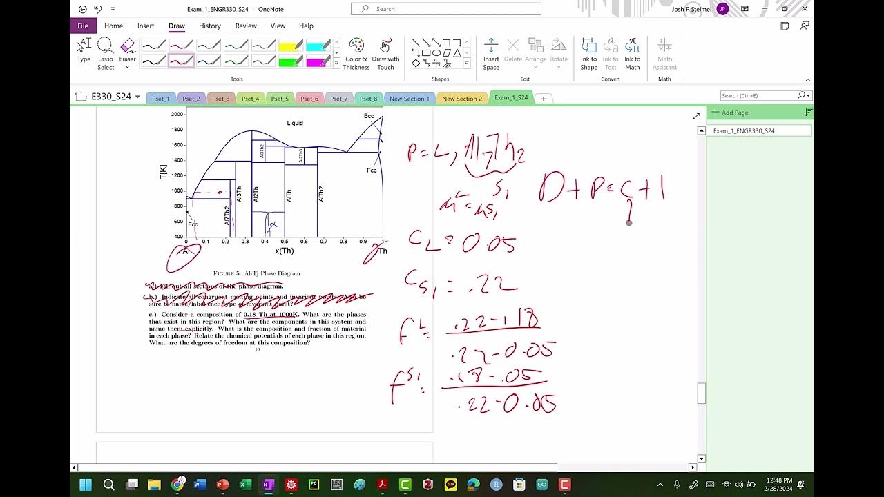 Exam 1 Problem 4 S24 - YouTube