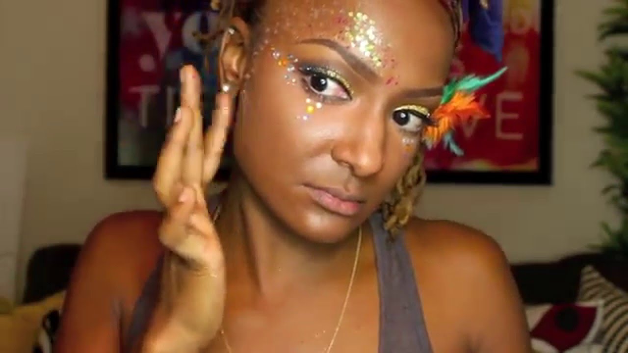 Easy Carnival Make up! - YouTube