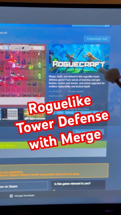 Roguelike Tower Defense with Merge! - YouTube