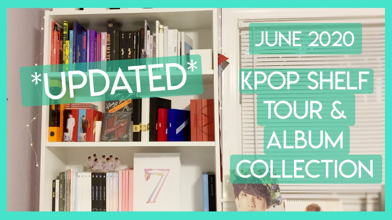 kpop album collection & shelf tour 🌷 june 2020 - YouTube