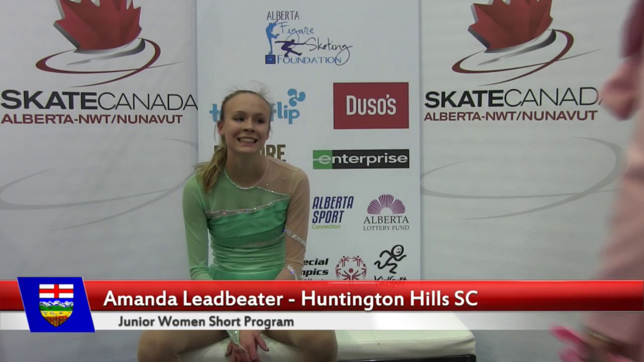 Amanda Leadbeater -Junior Women Free Program - 2017 AB NWT NUN ...