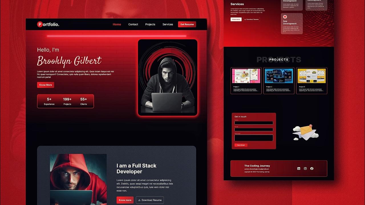 🔥Build and Deploy a Portfolio Website Using Next JS 14, Tailwind CSS & Framer Motion - YouTube