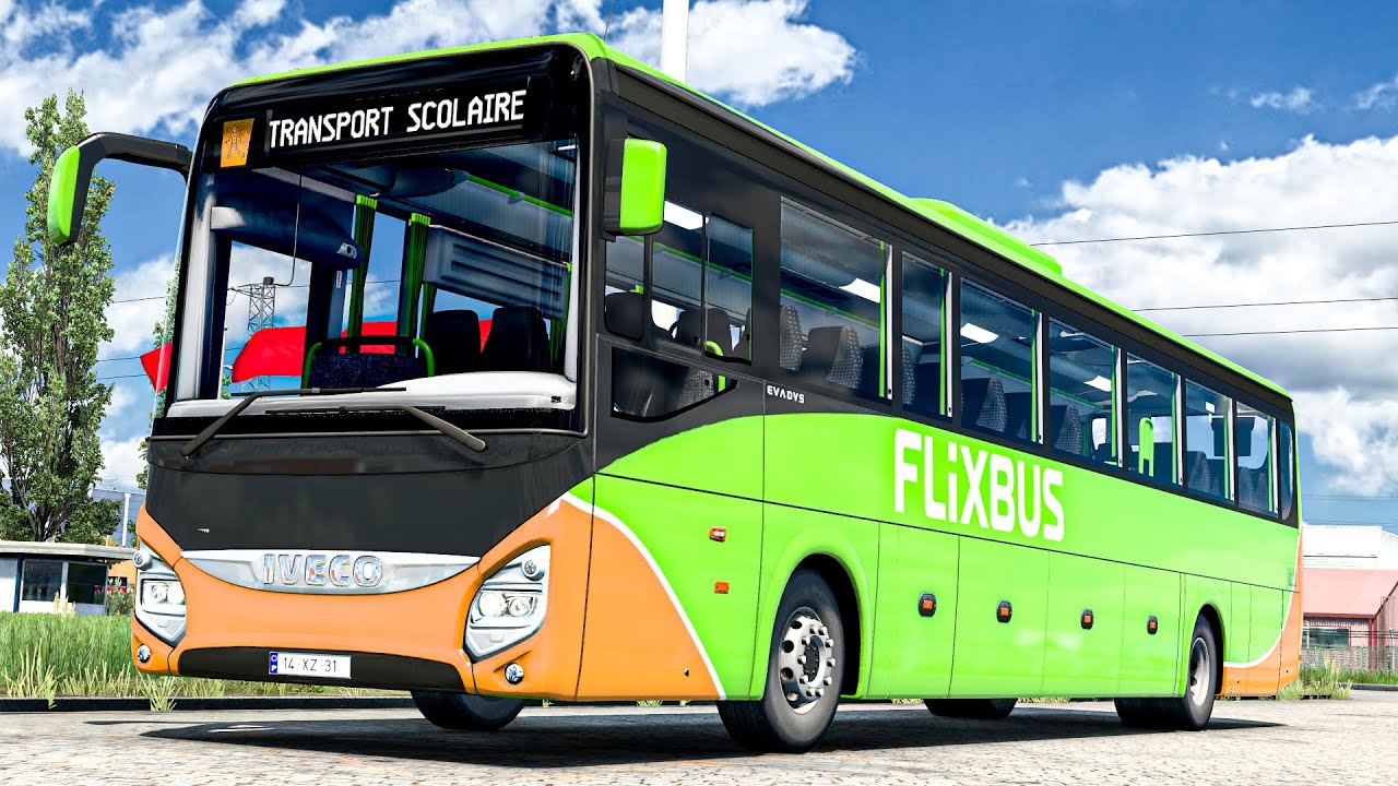 IVECO EVADYS Line 13m | ETS 2 1.47 Bus mods - YouTube