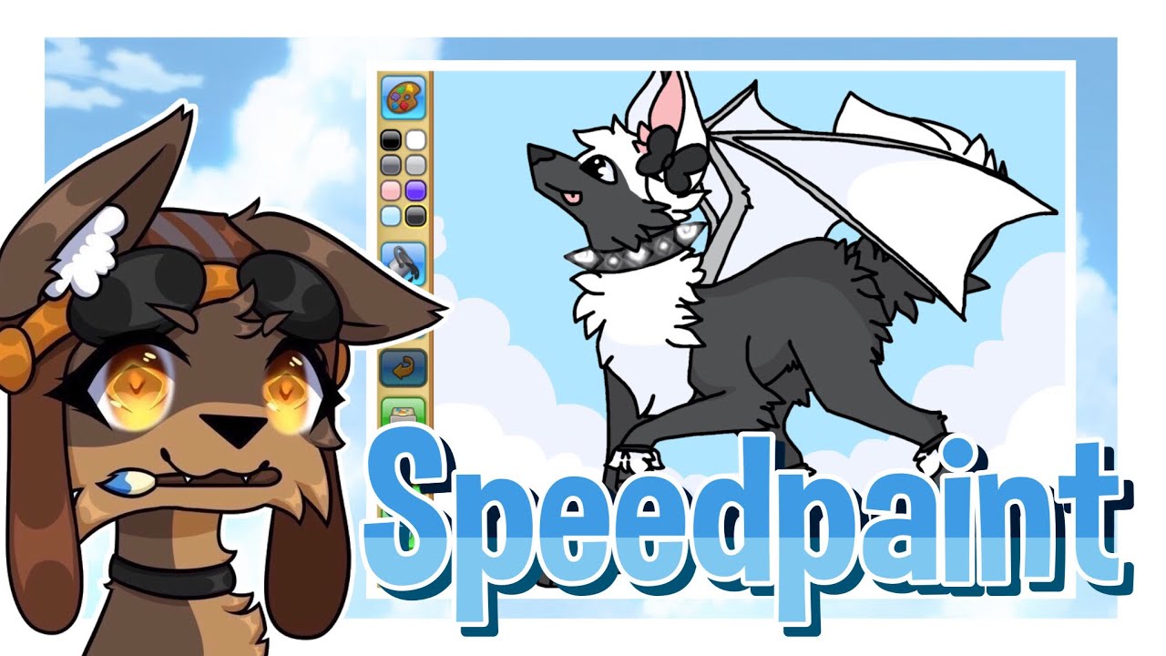 Animal Jam: MASTERPIECE SPEEDPAINT!☁️ - YouTube