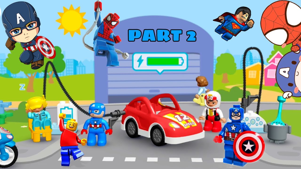 LEGO SUPERHERO PART 1 | AYO SEMANGAT BEKERJA | KARTUN ANAK-ANAK BAHASA ...
