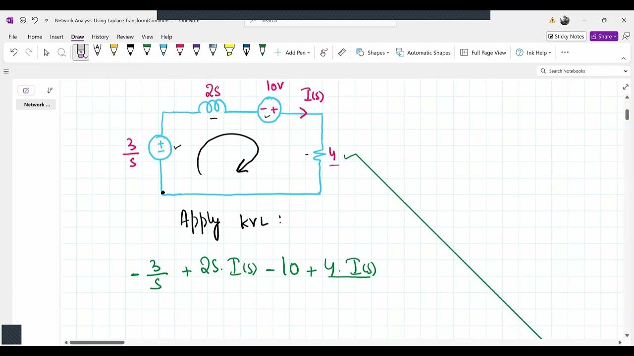 Lec-11ab: Circuit Analysis Using Laplace Transform II - YouTube