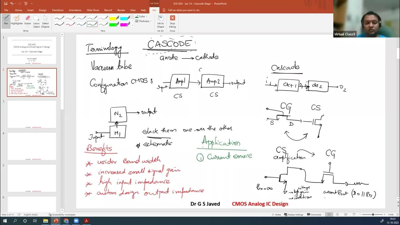 ECE 420 Lec 14 – Cascode Stage 1920x1080 - YouTube