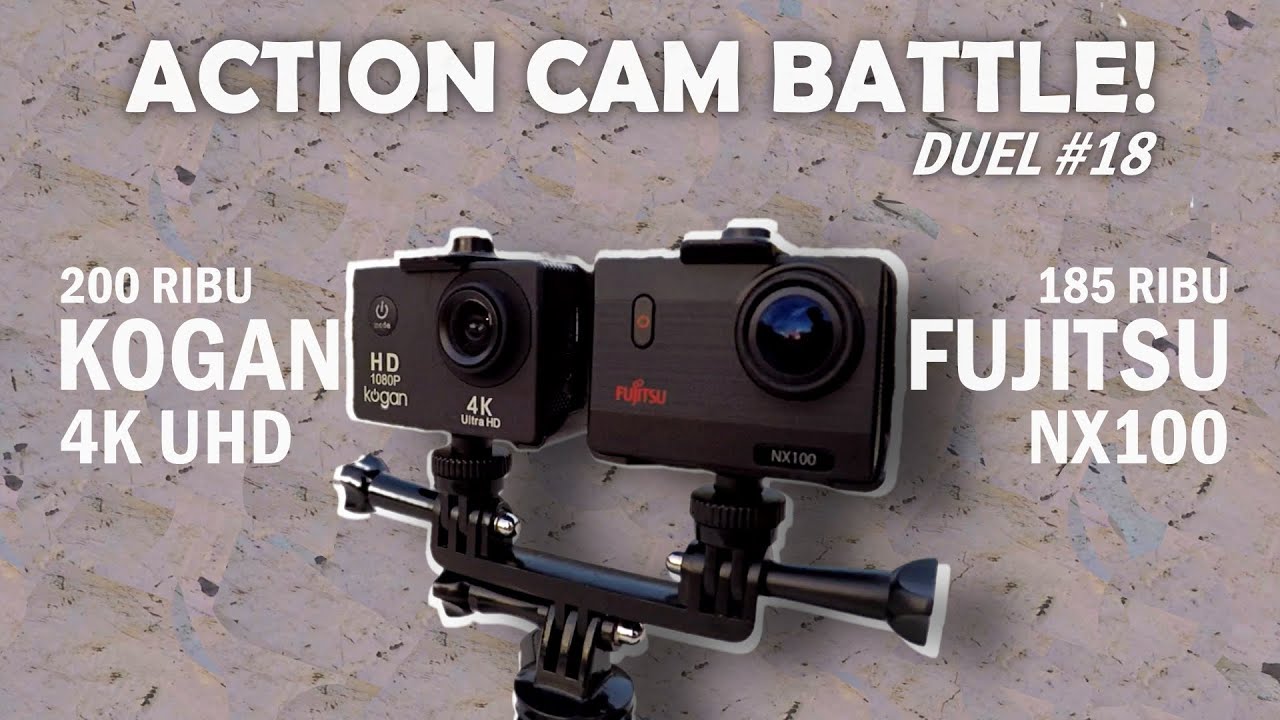 Action Camera Fujitsu NX100 vs Kogan 4K - YouTube