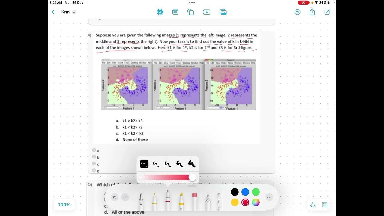 Machine learning question practice for gate data science and artificial intelligence - YouTube