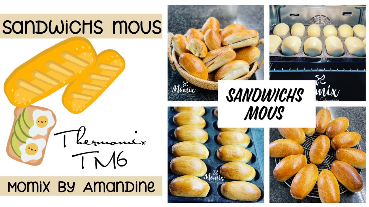 Live Thermomix / Délicieux sandwichs mous by Amandine 😜 - YouTube
