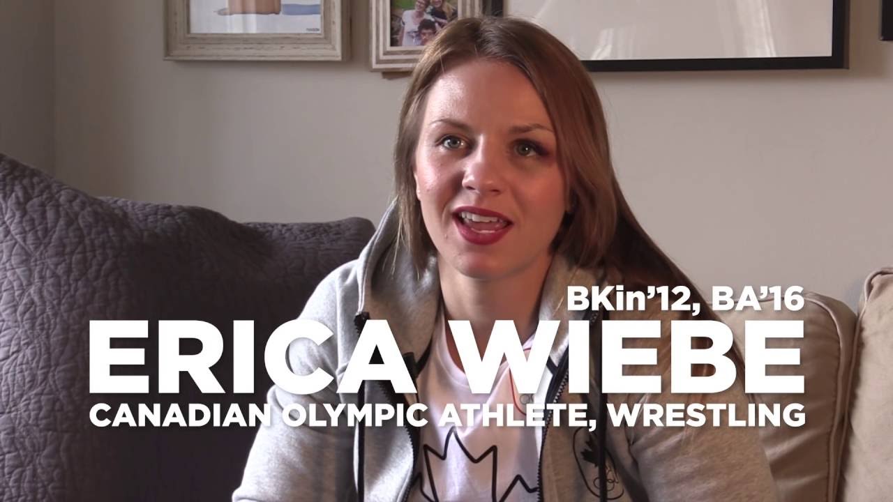 Erica Wiebe, Olympic Gold Medallist - YouTube
