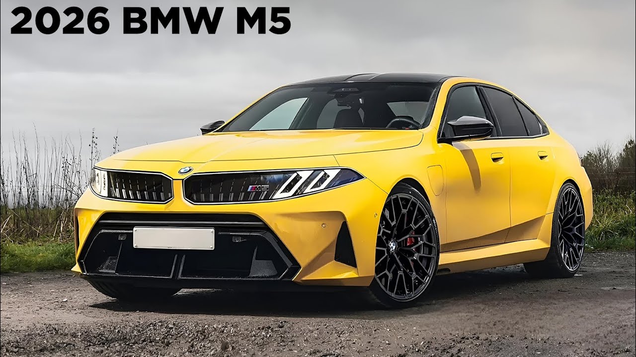 New 2026 BMW M5 facelift - First Look - YouTube