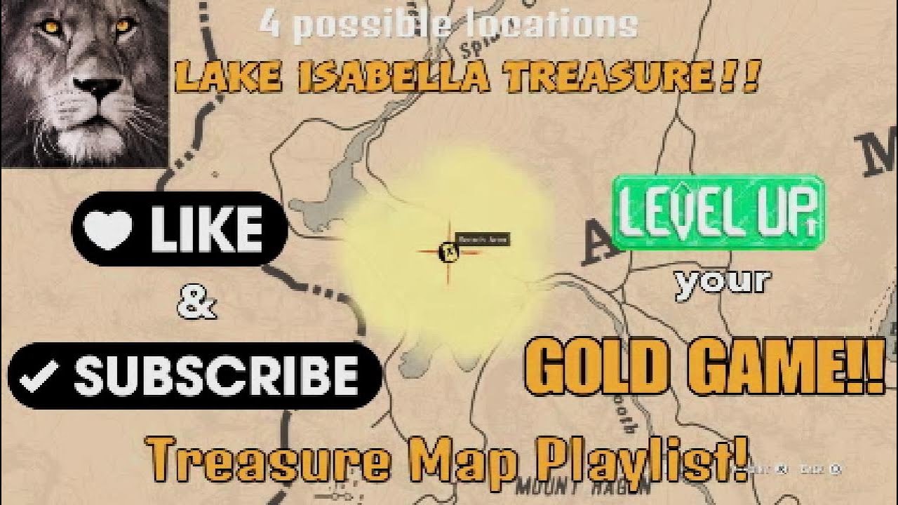Red Dead Redemption 2 Lake Isabella Treasure Map Locations GOLD red-dead-redemption-2-lake-isabella-treasure-map-locations-gold