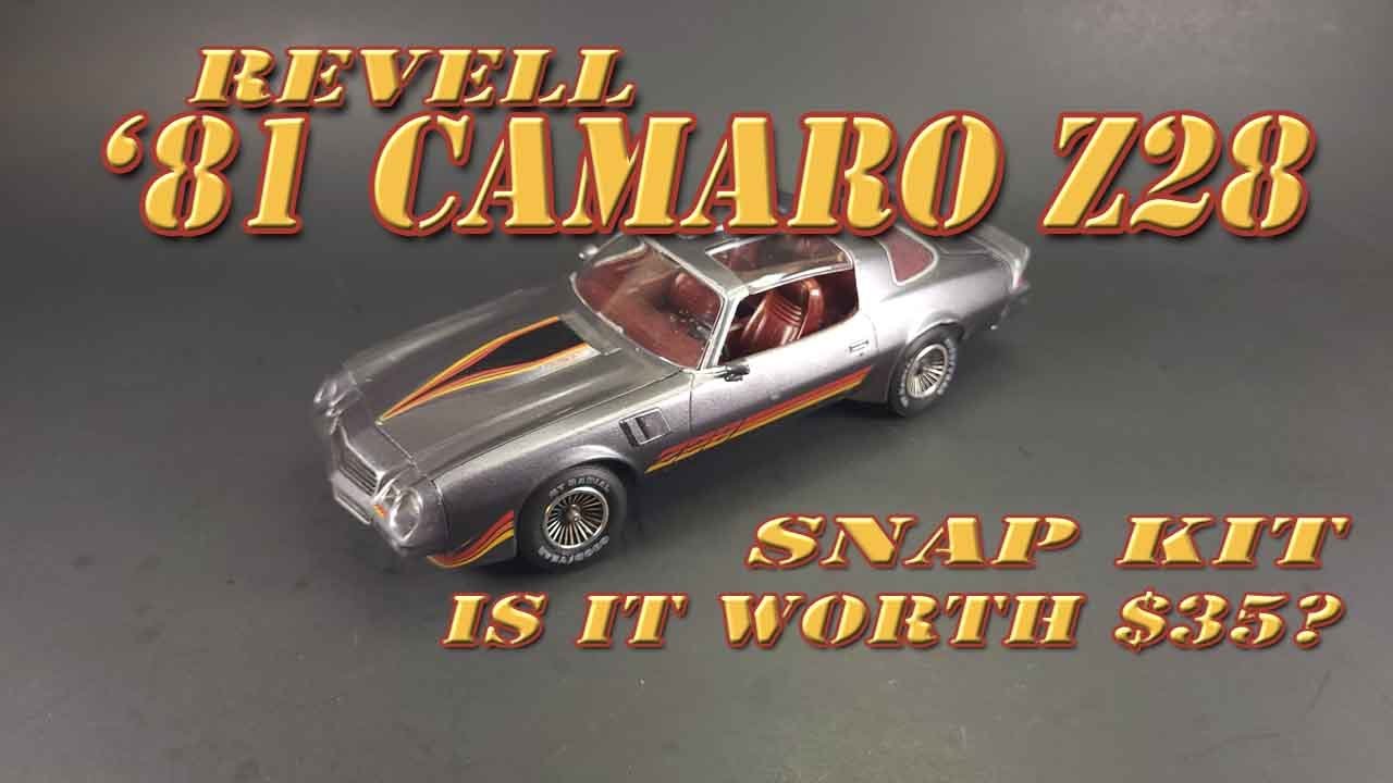 Revell '81 Z28 (snap kit) BUILD & review/rant - YouTube