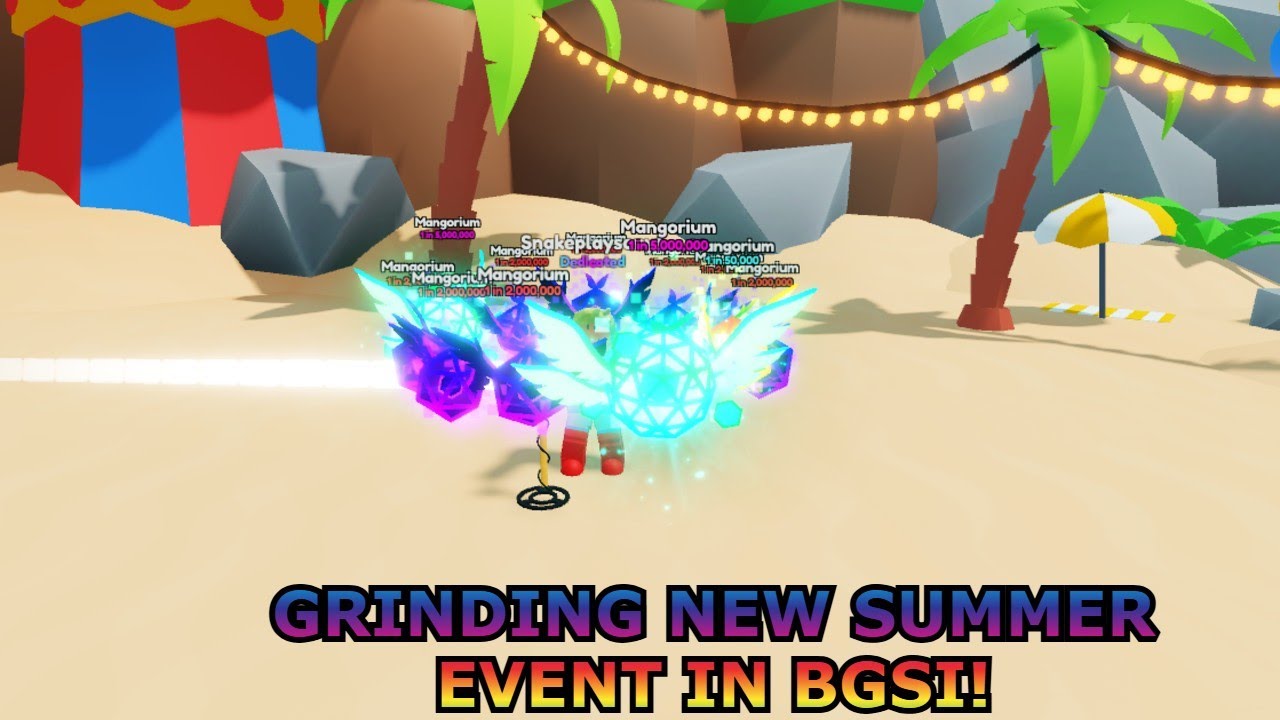 GRINDING SUMMER EVENT IN BGSI! - YouTube