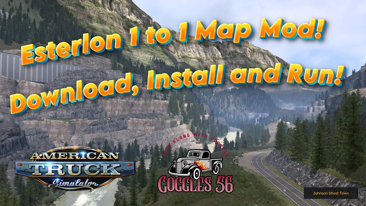 ATS | Esterlon 1 to 1 Map | Install, Set Up and Run! - YouTube