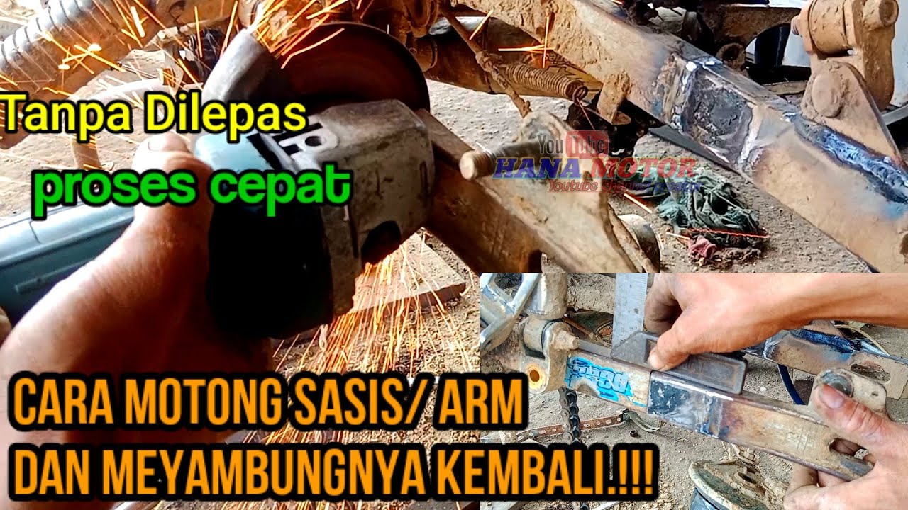 Wajib Pahami Sebelom sambung sasis motor supra x - YouTube
