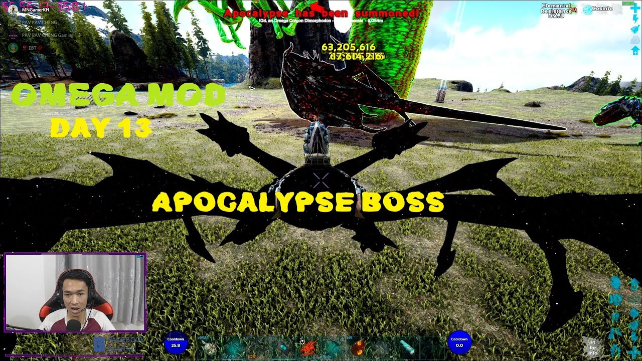ARK OMEGA DAY13 | First time I Kill Apocalypse Boss - YouTube