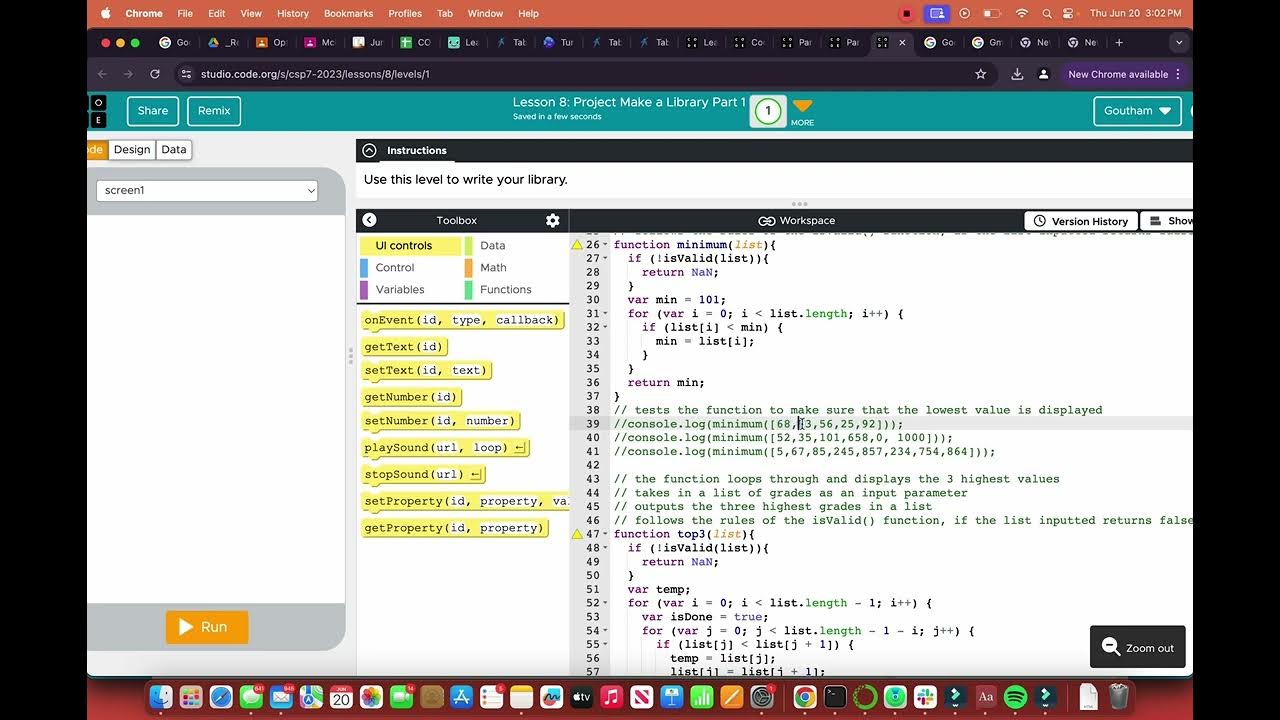 AP Computer Science Principles - Create your own library project! - YouTube