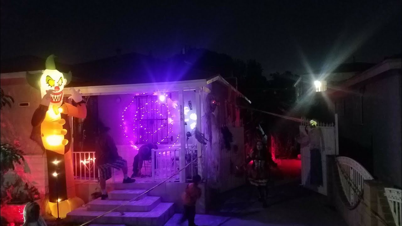 Our Halloween 2019 haunted house - YouTube