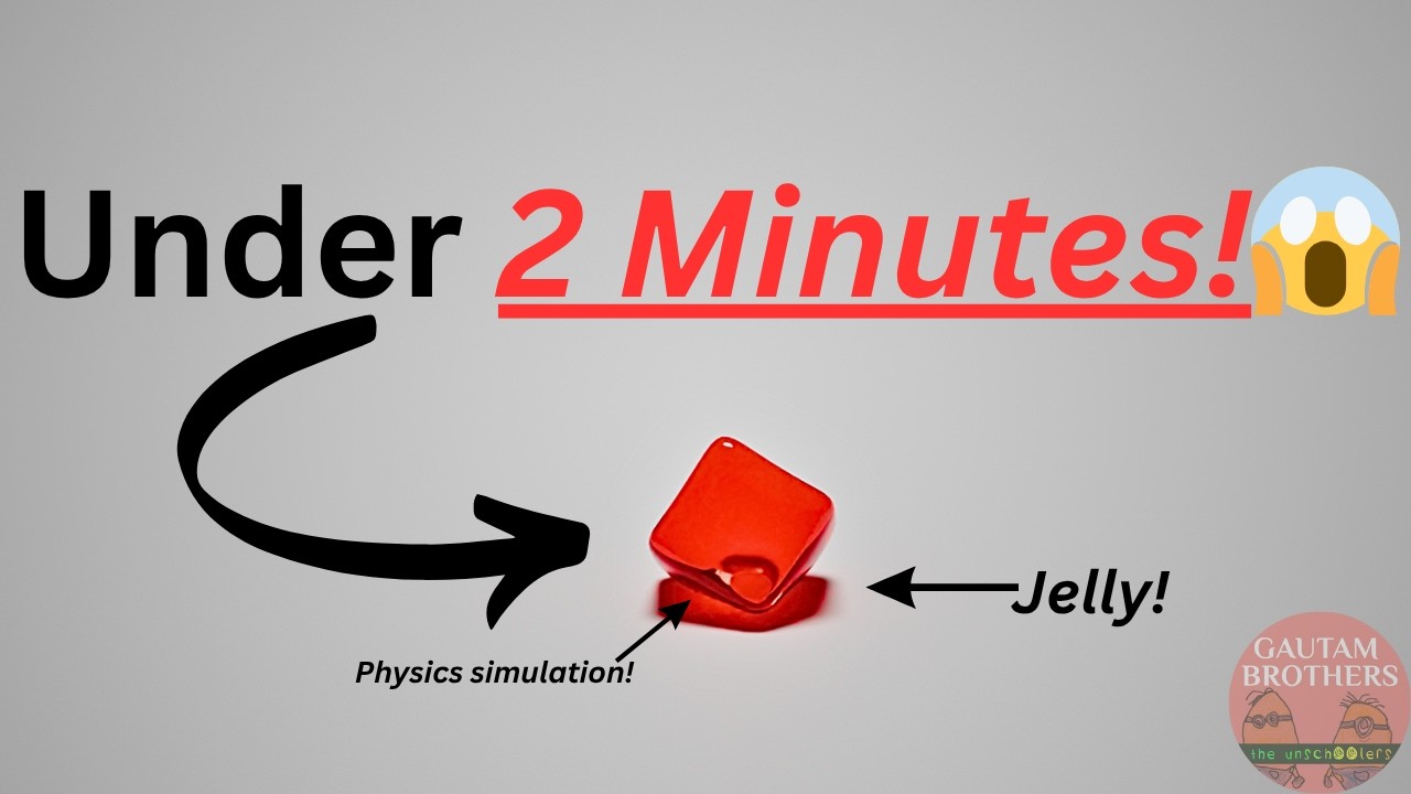 Blender Jelly animation YT Timelapse with SoftBody Simulation - YouTube