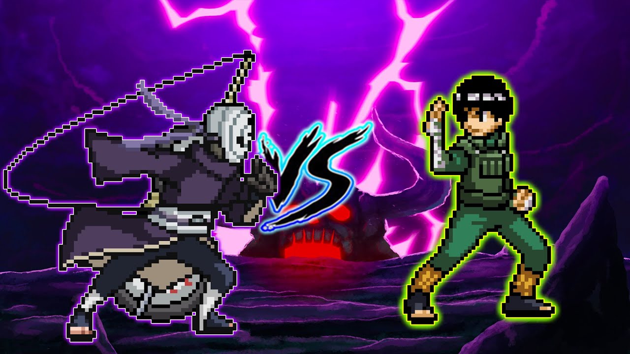 💀UCHIHA OBITO OP V.4 VS ROCK LEE GENIN RN IN JUMP FORCE MUGEN - YouTube
