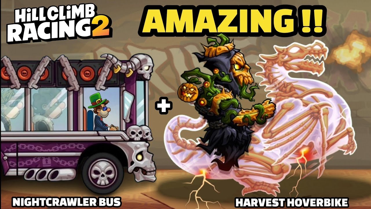 Hill Climb Racing 2 - 🤩NEW! HARVEST (DRAGON) HOVERBIKE GAMEPLAY ...