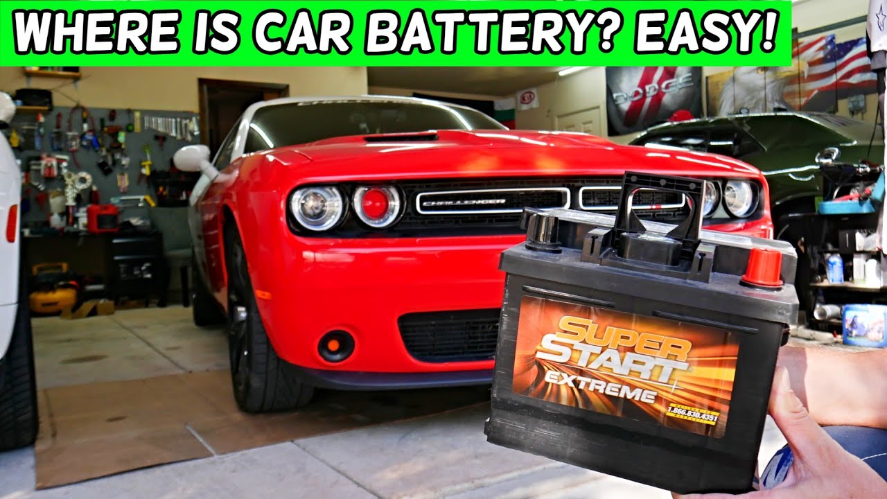 Where Is The Car Battery Located on Dodge Charger Dodge Challenger ...