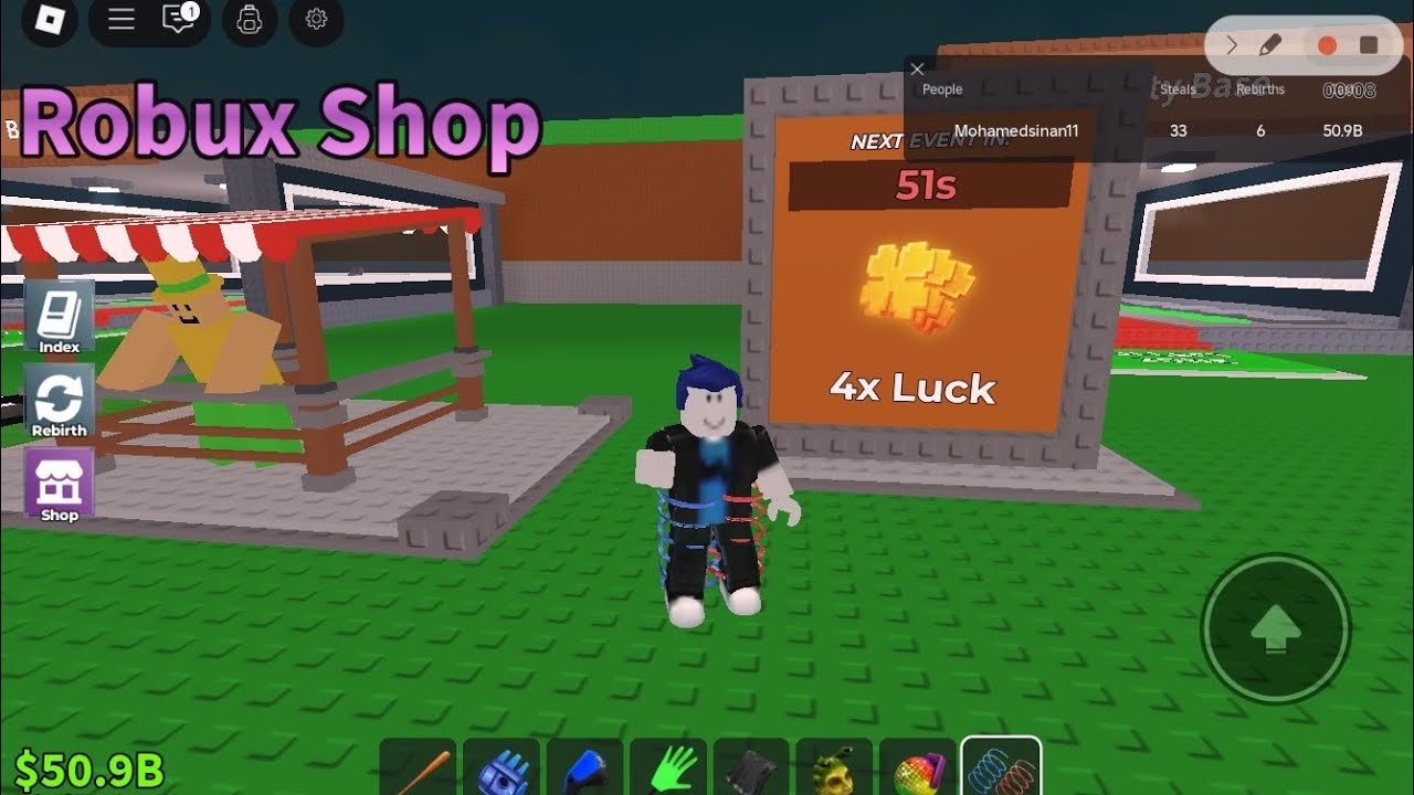 4x Server luck in Steal a Brainrot - YouTube