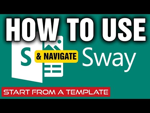 HOW TO USE AND NAVIGATE MICROSOFT SWAY - TUTORIAL FOR BEGINNERS (START ...