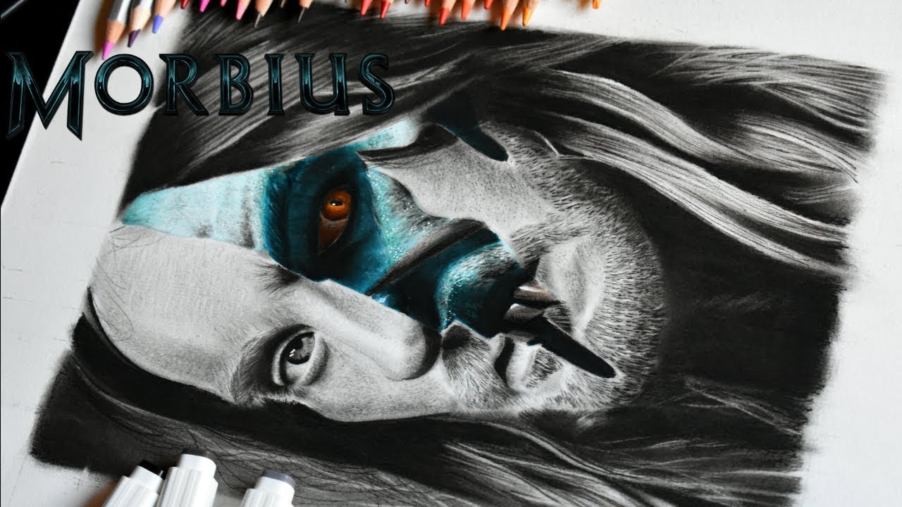 como DIBUJAR a MORBIUS de JARED LETO de marvel | how to draw MORBIUS ...