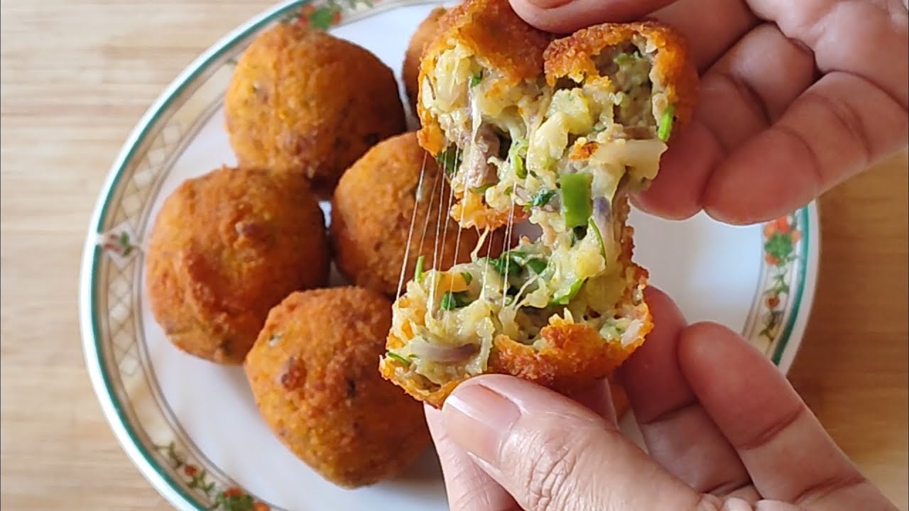 Very yummy and easy Beef, potato cheese ball recipe 😋🧀🥔🥩|Tania's ...