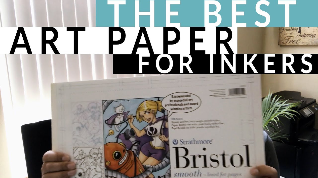 BEST PAPER for Comicbook Inkers? - YouTube